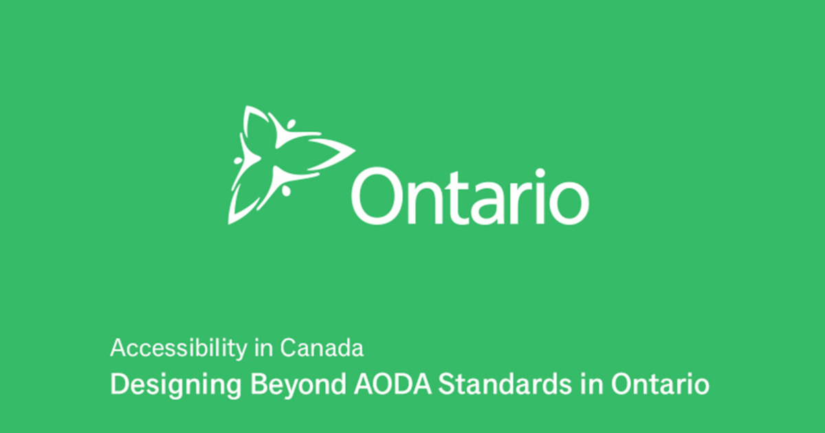 RGD | Accessibility in Canada: Designing beyond AODA standards in Ontario
