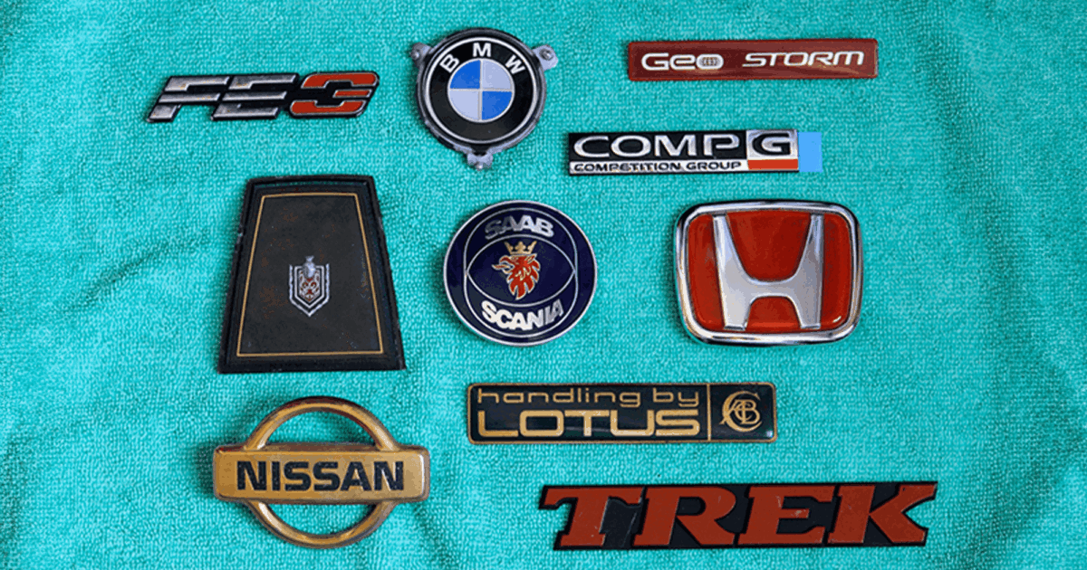 RGD | Designer Collector: Car Badges with Distinct Typography and ...