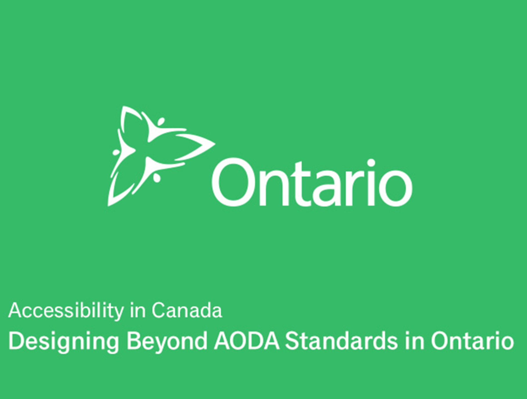 RGD | Accessibility in Canada: Designing beyond AODA standards in Ontario