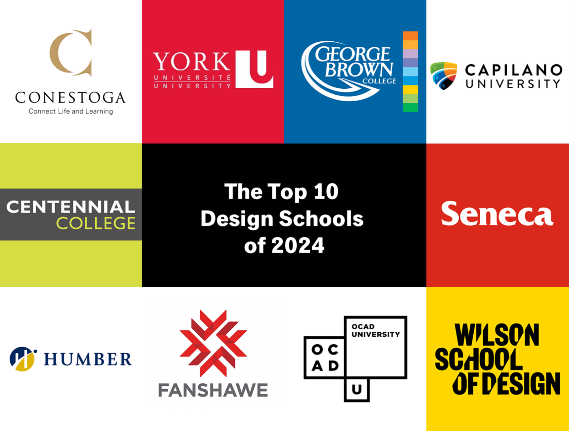 RGD | Top 10 design schools based on the 2024 RGD Student Awards