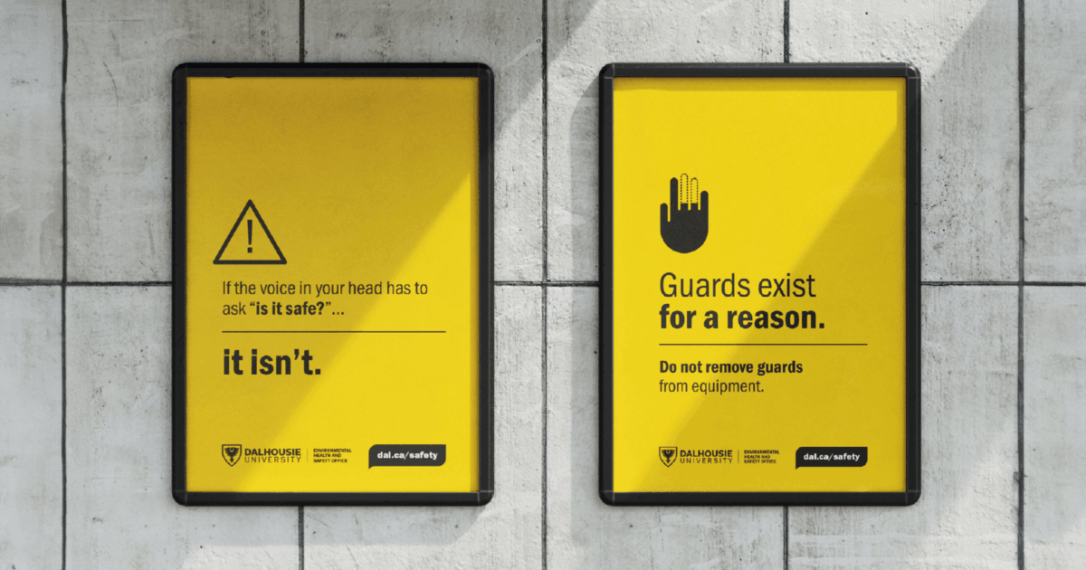 RGD | Dalhousie Environmental Health and Safety Posters
