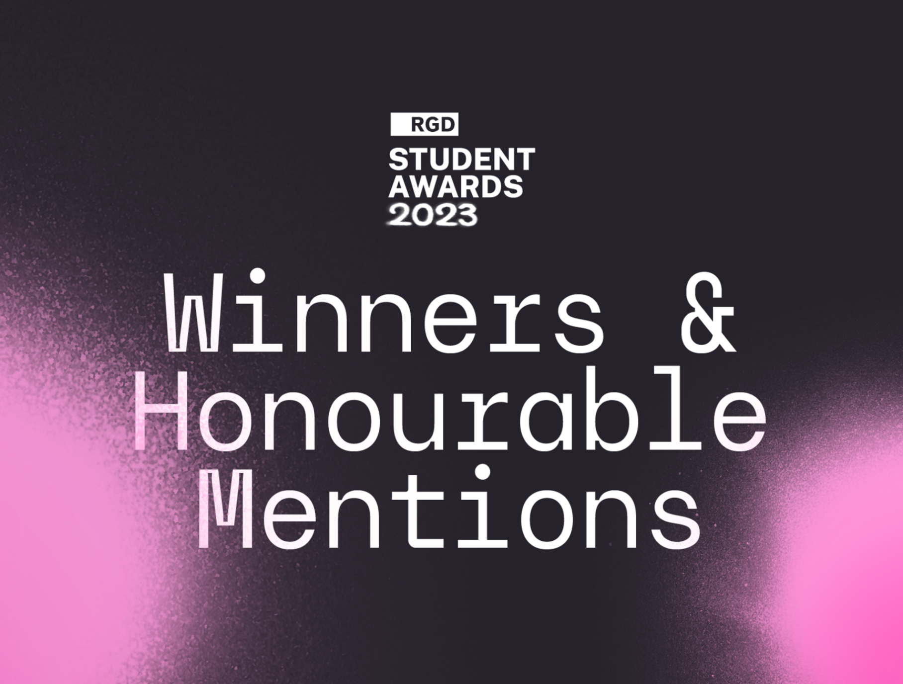 RGD | 2023 Student Award Winners