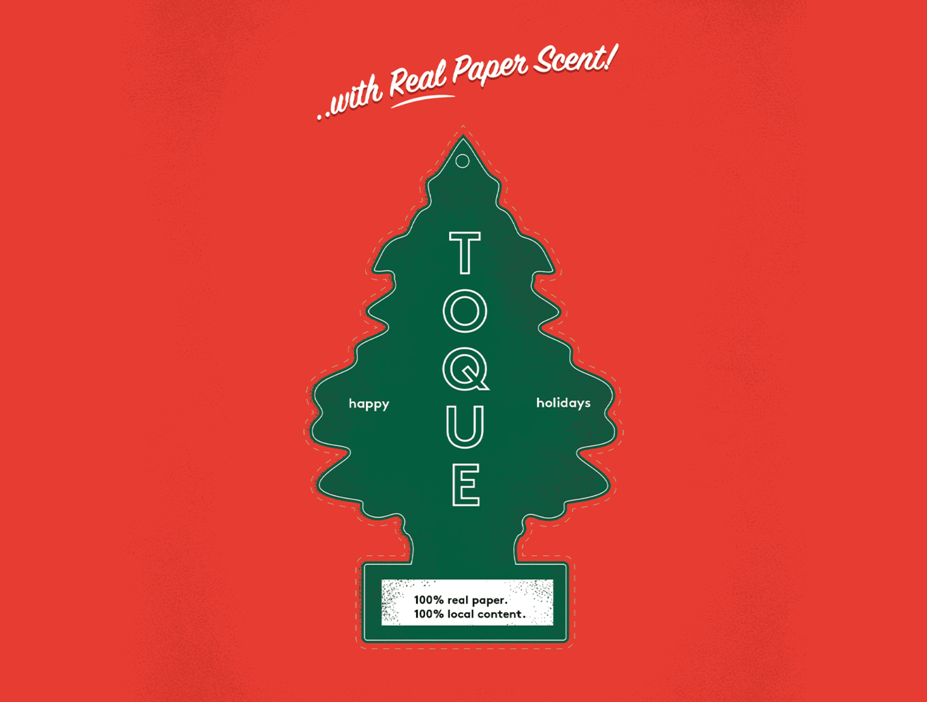 RGD | “...with Real Paper Scent” TOQUE Magazine®