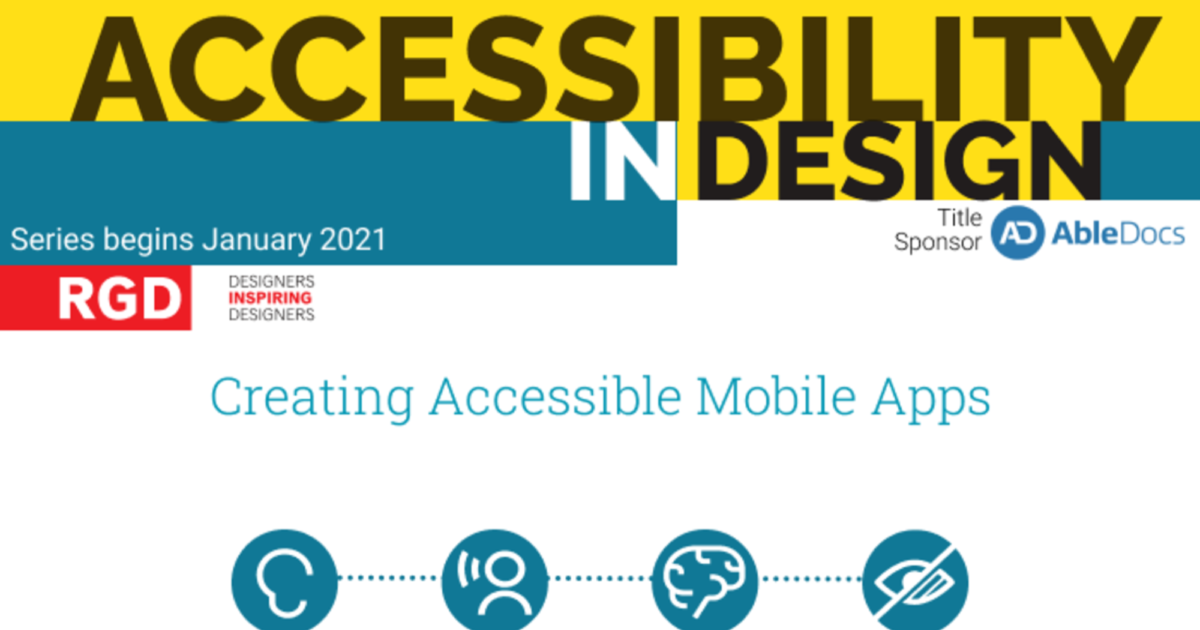 RGD | Accessibility in Design: Designers' Accessibility Toolkit