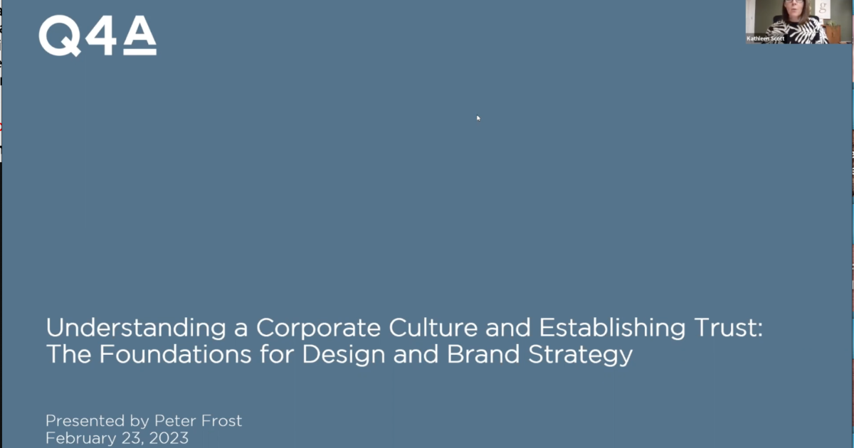 RGD | Understanding a Corporate Culture and Establishing Trust