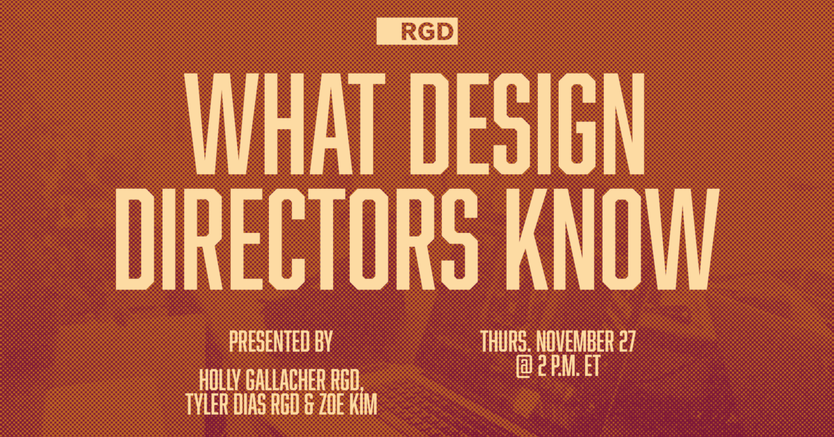 RGD | What Design Directors Know