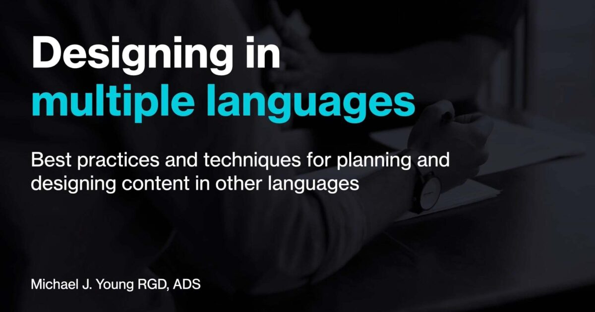 RGD | Designing in Multiple Languages